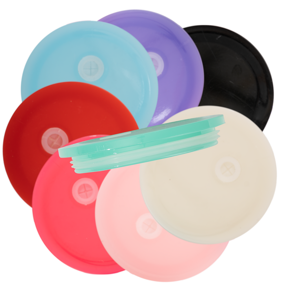Acrylic Color Dishwasher Safe Lids | Sip Sip Hooray